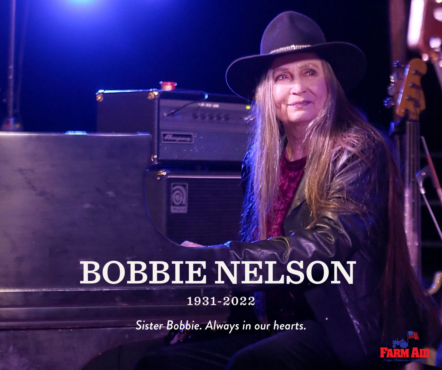 Farm Aid Mourns the Passing of Artist Bobbie Nelson