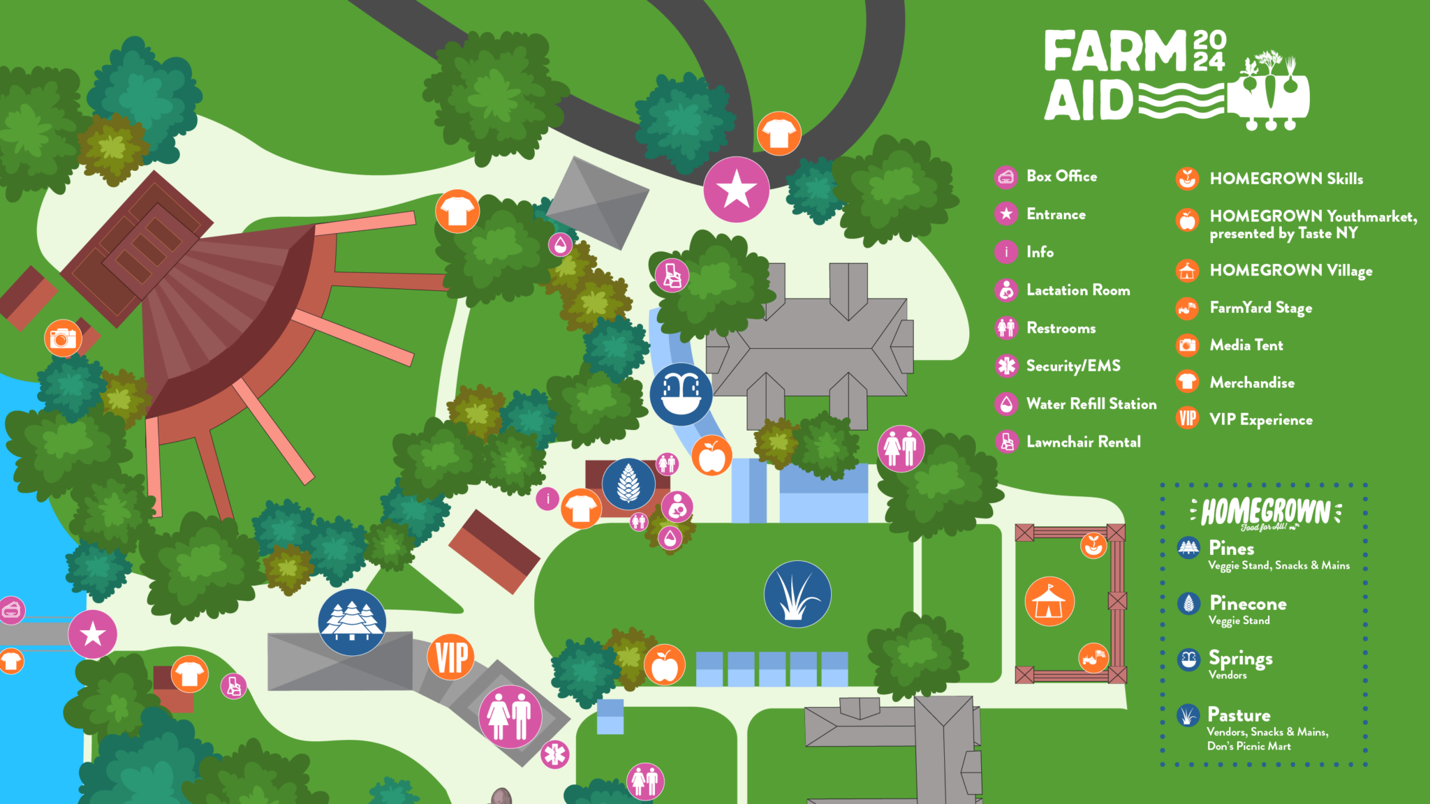 Farm Aid 2024 Festival Venue Information – Maps, Hotels & Rules
